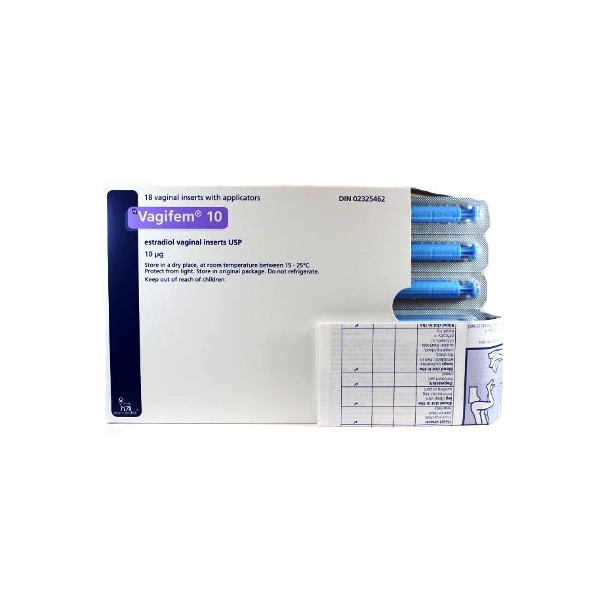 VAGIFEM Estradiol 10mcg Vaginal Film-Coated Tablet 18's price in the ...